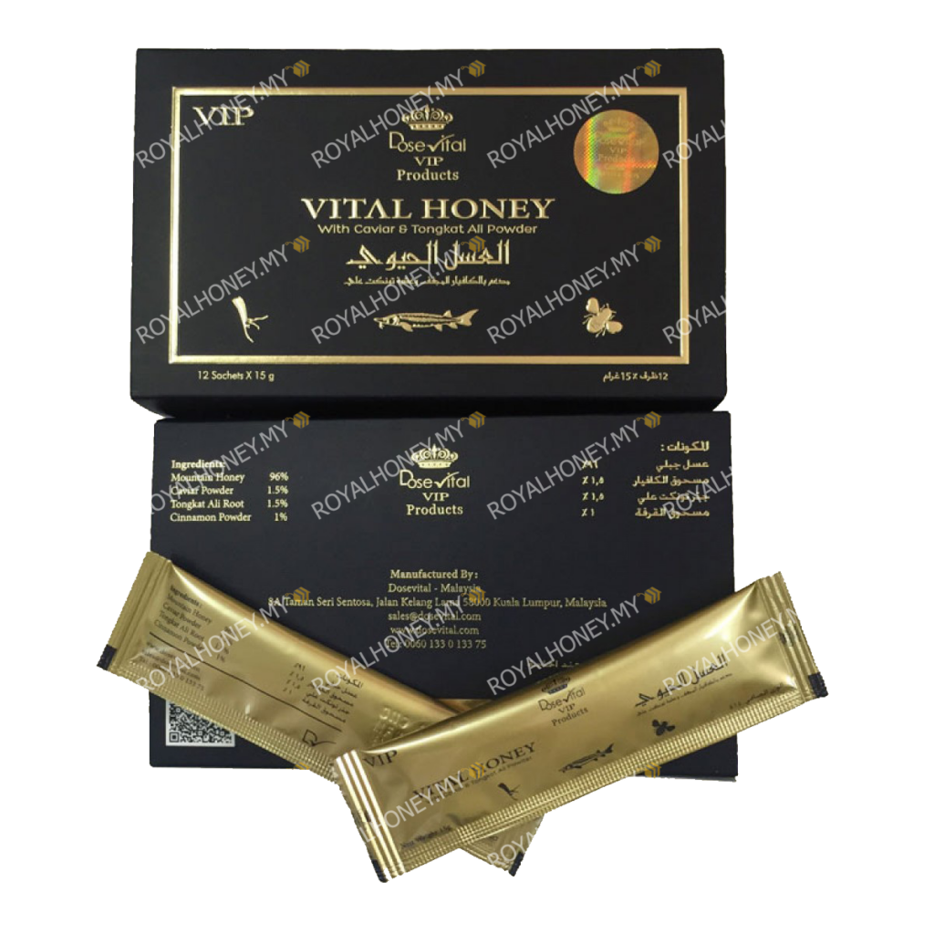 VIP Vital Honey With Caviar & Tongkat Ali - Royal Honey